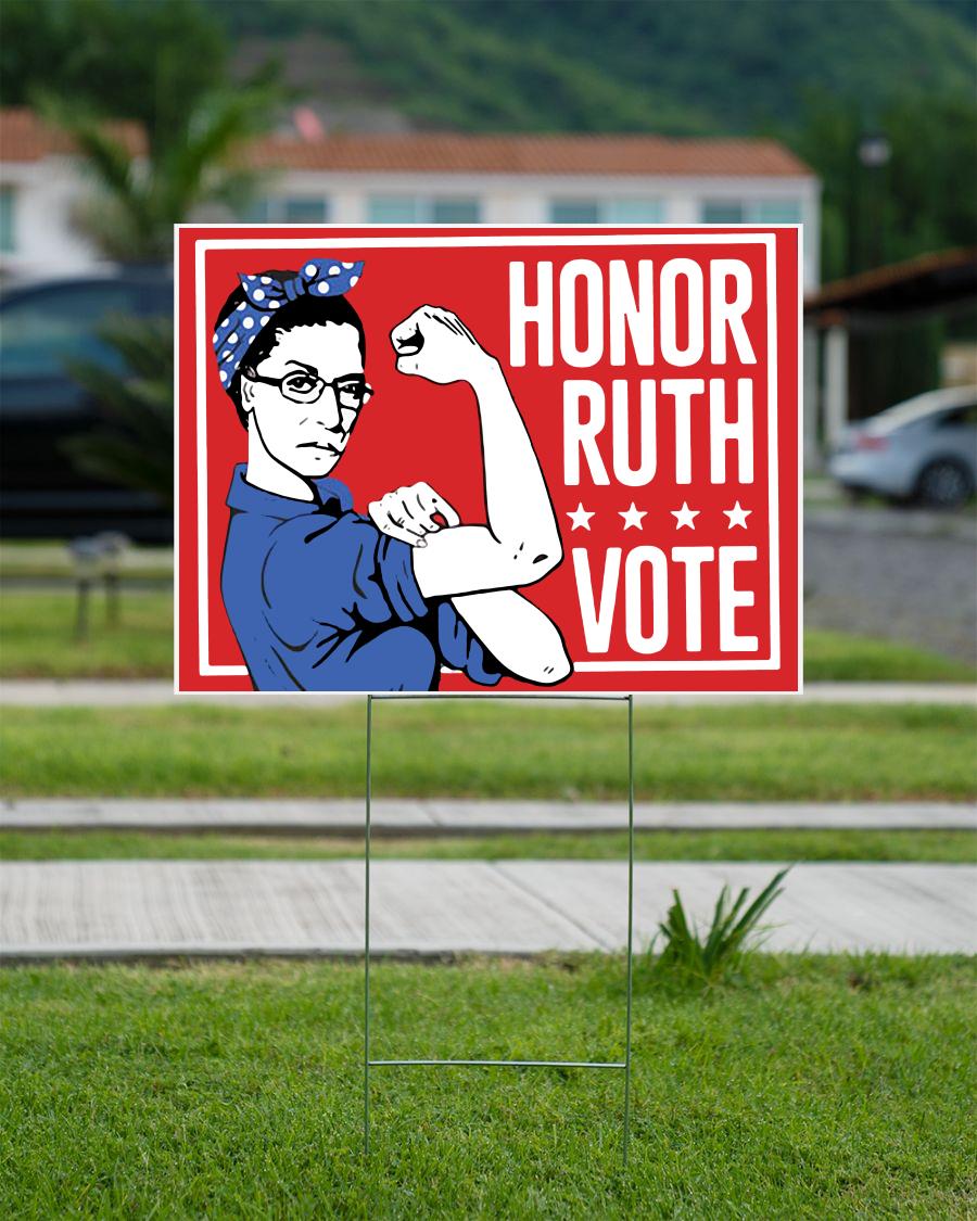 Honor ruth vote yard sign - Emilyshirt American Trending shirts