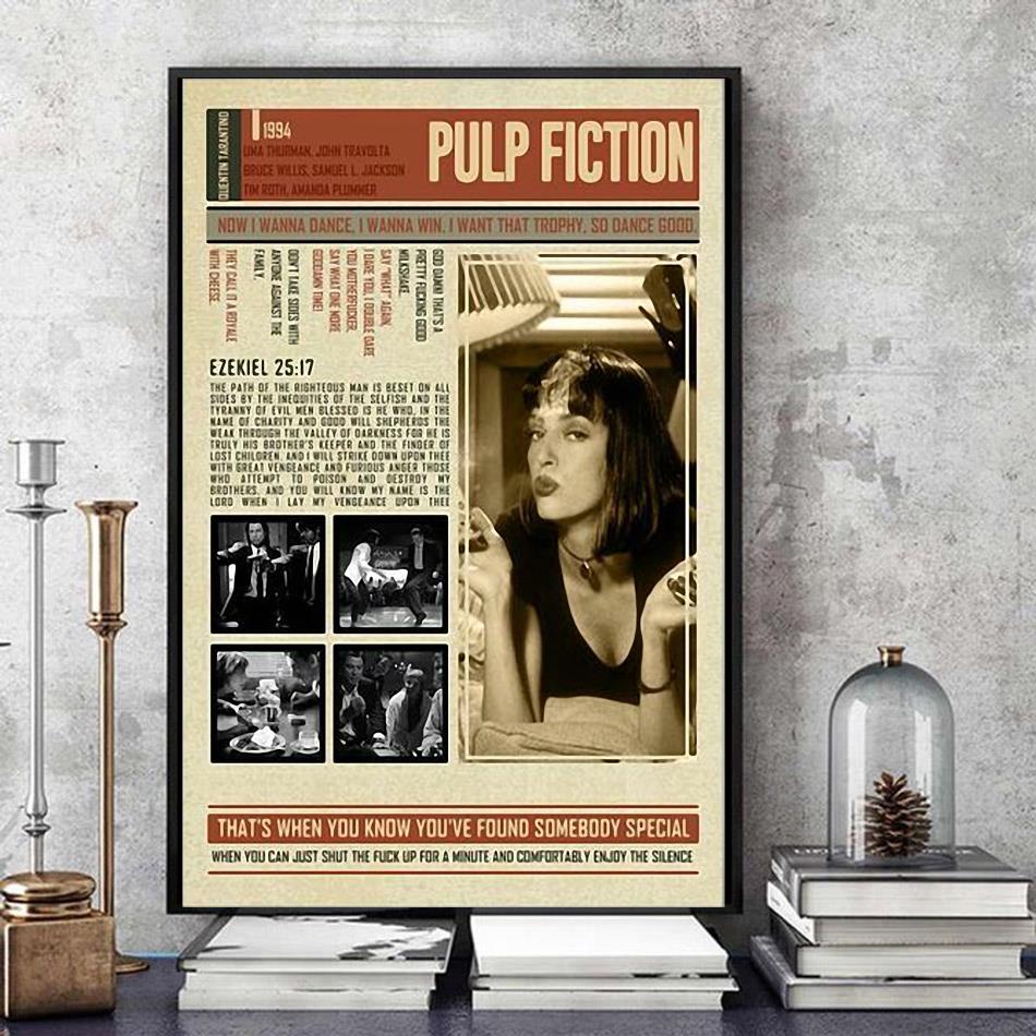 Pulp Fiction Uma Thurman Poster